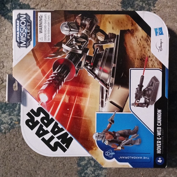 Hasbro | Toys | Star Wars Mission Fleet Hover E Web Cannon Mandalorian ...